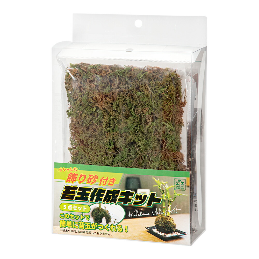【楽天市場】JUN J．GREEN 苔玉作成キット（5点セット） 関東当日便：charm 3980 楽天市場店