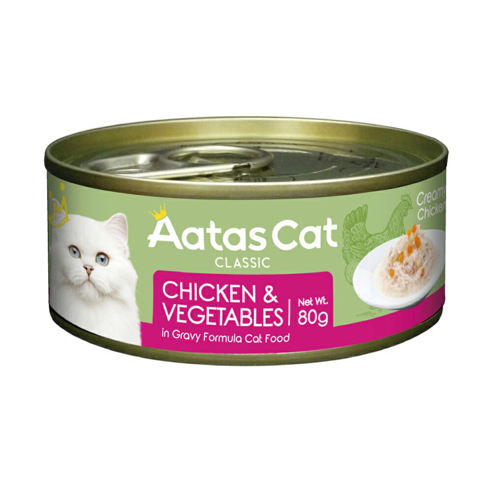 【楽天市場】Aatas アタス チキン＆ベジタブル 80g クリーミーシリーズ 関東当日便：charm 3980 楽天市場店