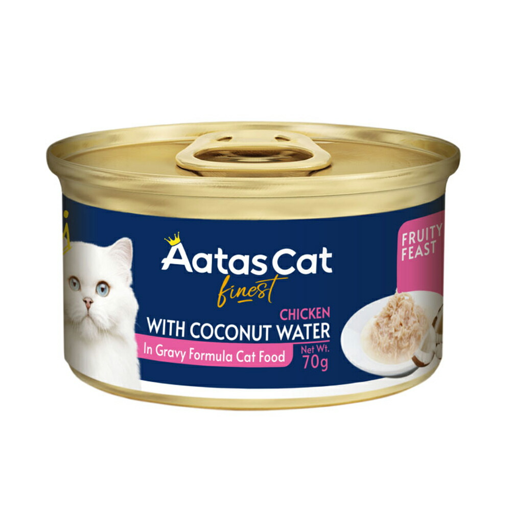 【楽天市場】Aatas アタス チキンwithココナッツウォーター 70g フルーティーフィーストシリーズ 関東当日便：charm 3980 楽天市場店