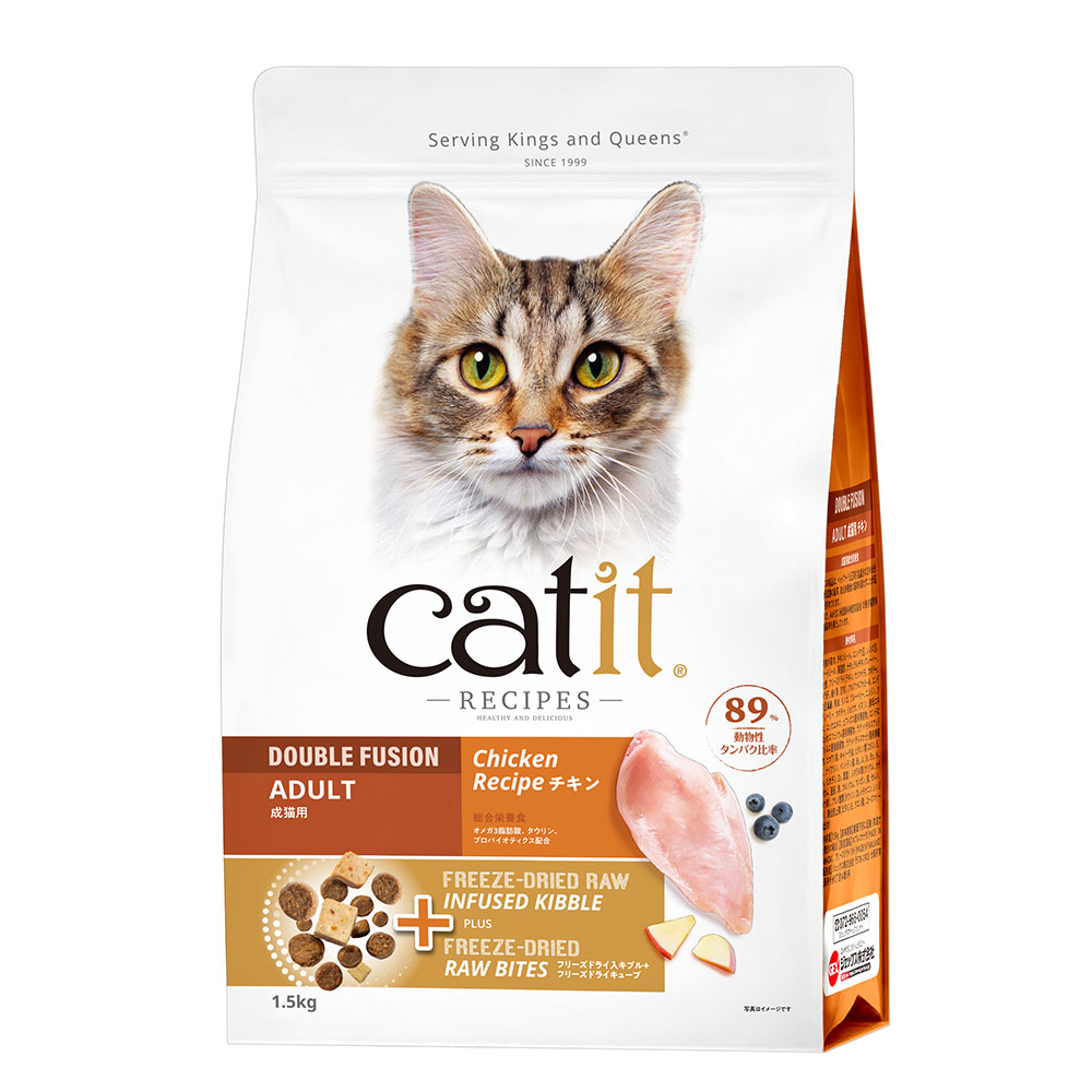 【楽天市場】キャットフード チキン GEX Catit（キャットイット） Recipes ADULT 1．5kg チキン 成猫 関東当日便：charm 3980 楽天市場店