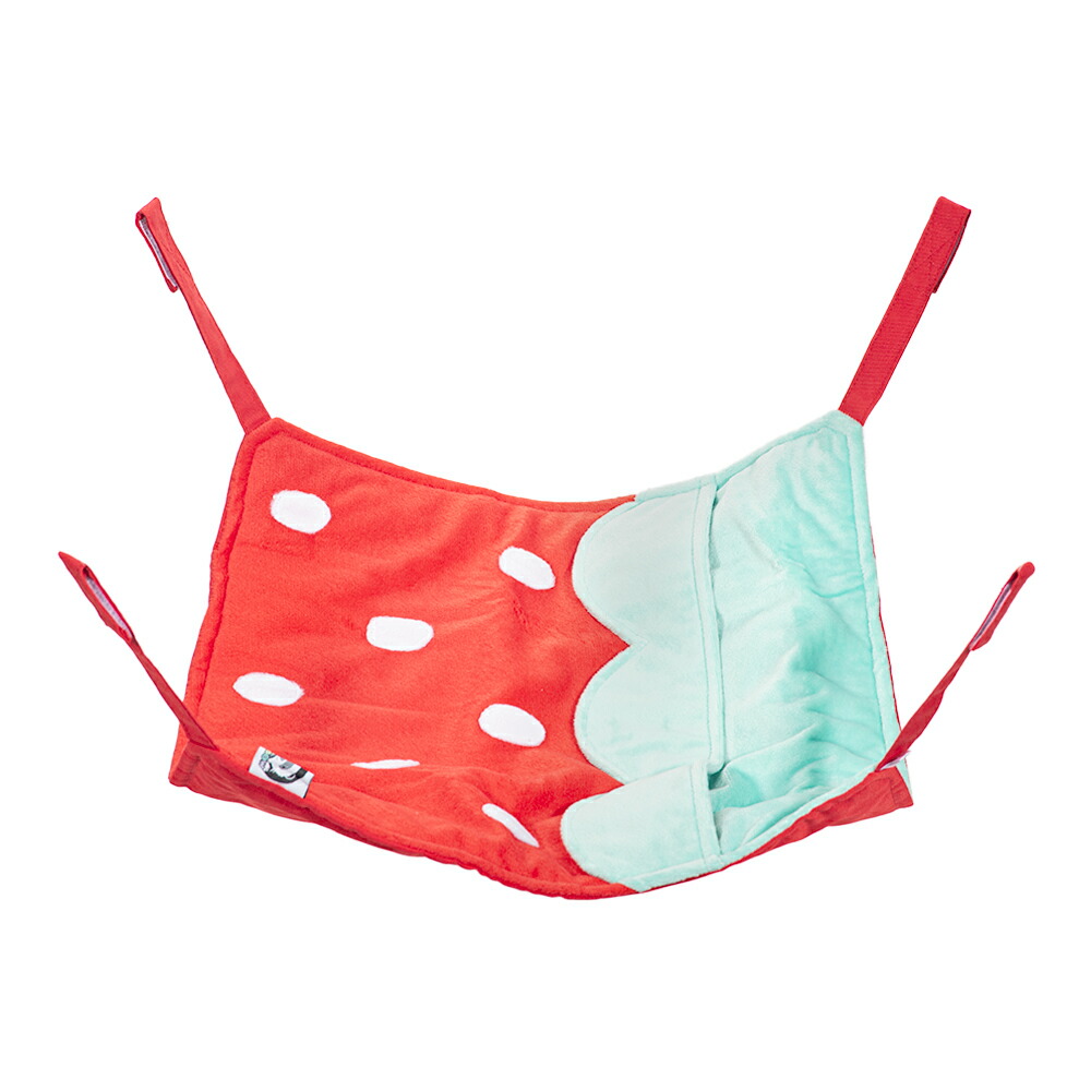 【楽天市場】レインボー ふんわりいちごのハンモック レッド 関東当日便：charm 3980 楽天市場店