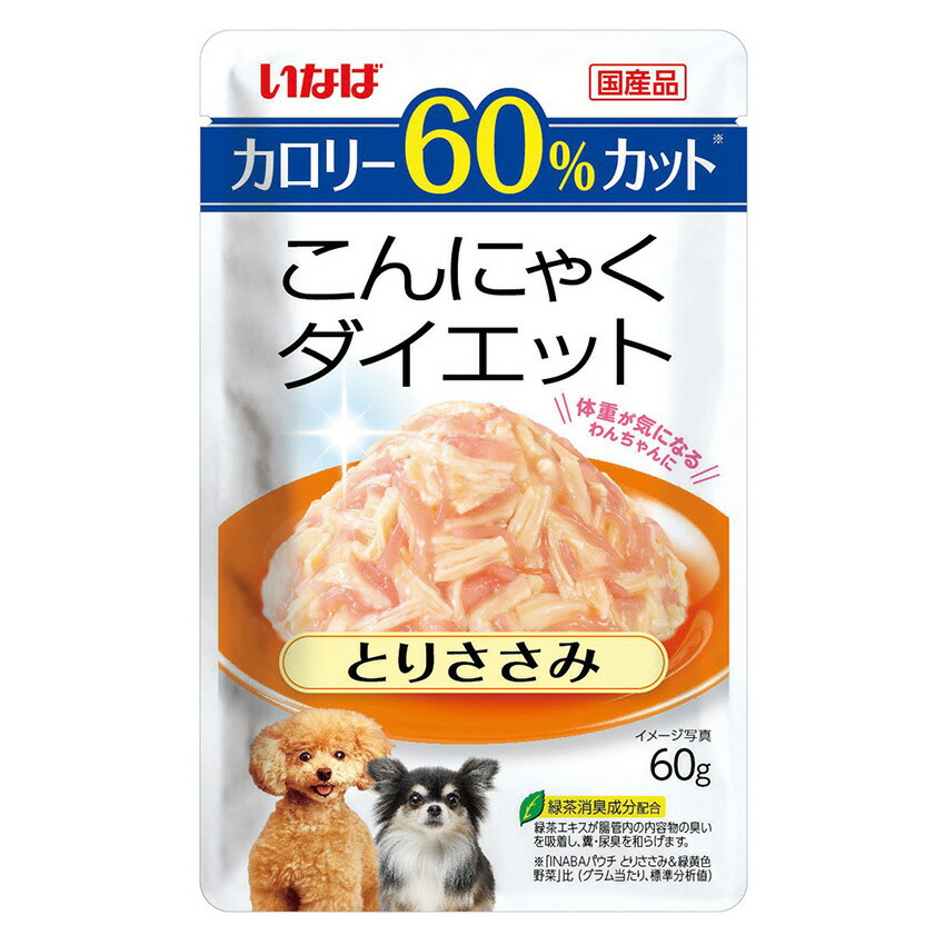 【楽天市場】いなば こんにゃくダイエット とりささみ 60g 関東当日便：charm 3980 楽天市場店