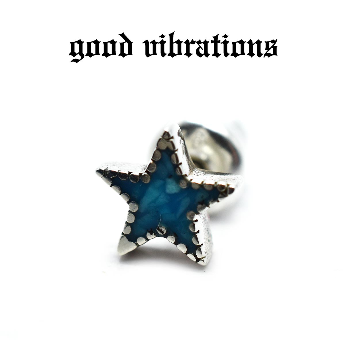 【楽天市場】【good vibrations 正規取扱店】【送料無料】シルバーアクセサリー ピアス 片耳 メンズ ブランド グッド ...