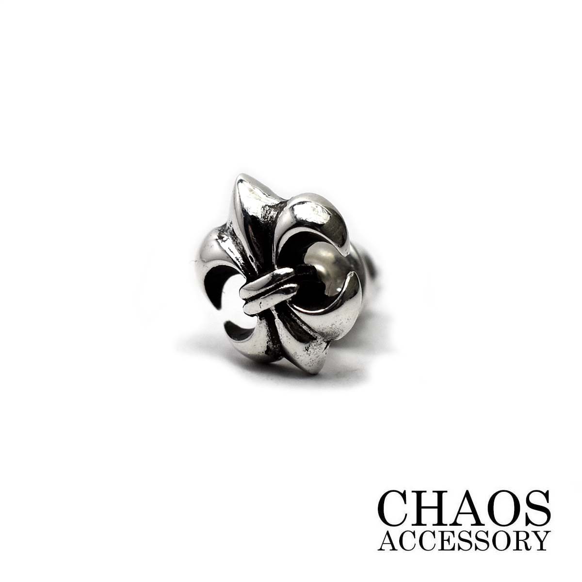 【楽天市場】【9×7mm】【送料無料】シルバーアクセサリー ピアス 片耳 メンズ 百合の紋章 リリー フルール・ド・リス ゴシック フレア モチーフ スタッドピアス レディース ピアス ...