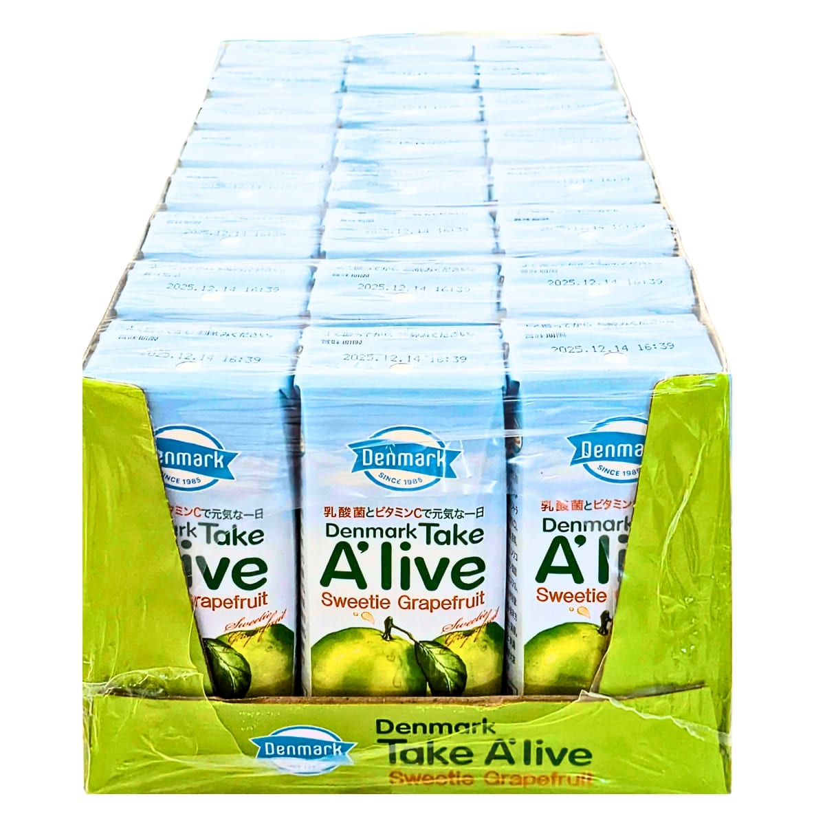 【楽天市場】Denmark（Take Alive）テイクアライブ スウィーティー グレープフルーツ 200ml×24本（果汁3%）乳酸菌入り ...