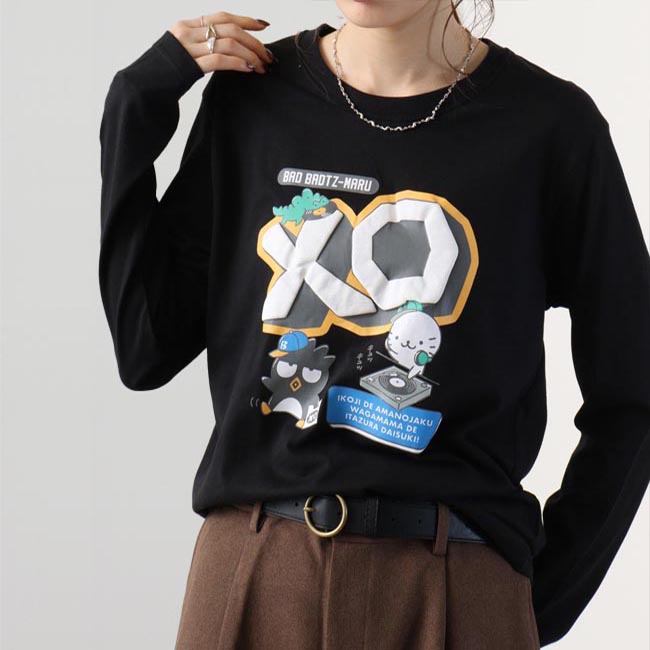 【楽天市場】バッドばつ丸 長袖 Tシャツ カジュアル サンリオキャラクターズ：CharaBasket（キャラバス）