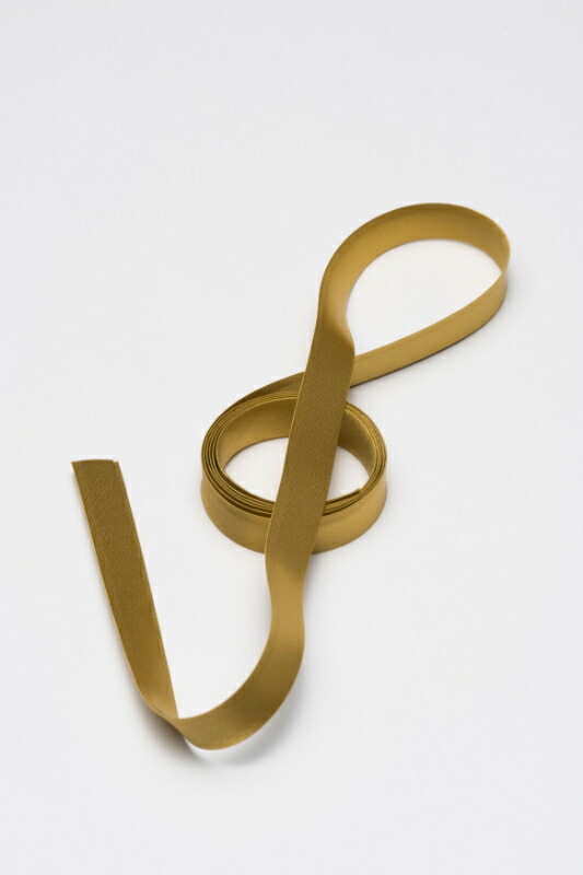 【楽天市場】【ポリエステル】ふちどりサテンバイアステープ11mm 全18色 ゴールド 金：衣装生地・布専門店のキャラヌノ