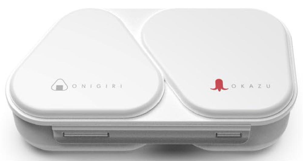 【楽天市場】オーエスケー（OSK) 弁当箱 おにぎり ランチケース 大きめ 625ml ホワイト 押し型付 抗菌 ロック付き 電子レンジ対応 LS-16 日本製：CheeringCharm 楽天市場店