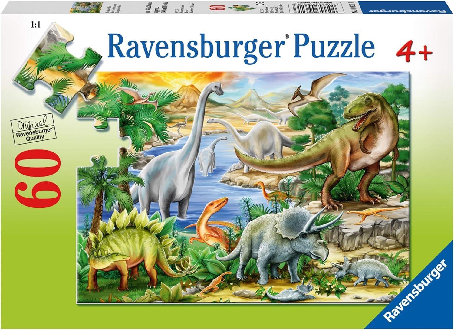 【楽天市場】ラベンスバーガー(Ravensburger) ジグソーパズル 09621 3 恐竜の時代 60ピース：CheeringCharm ...