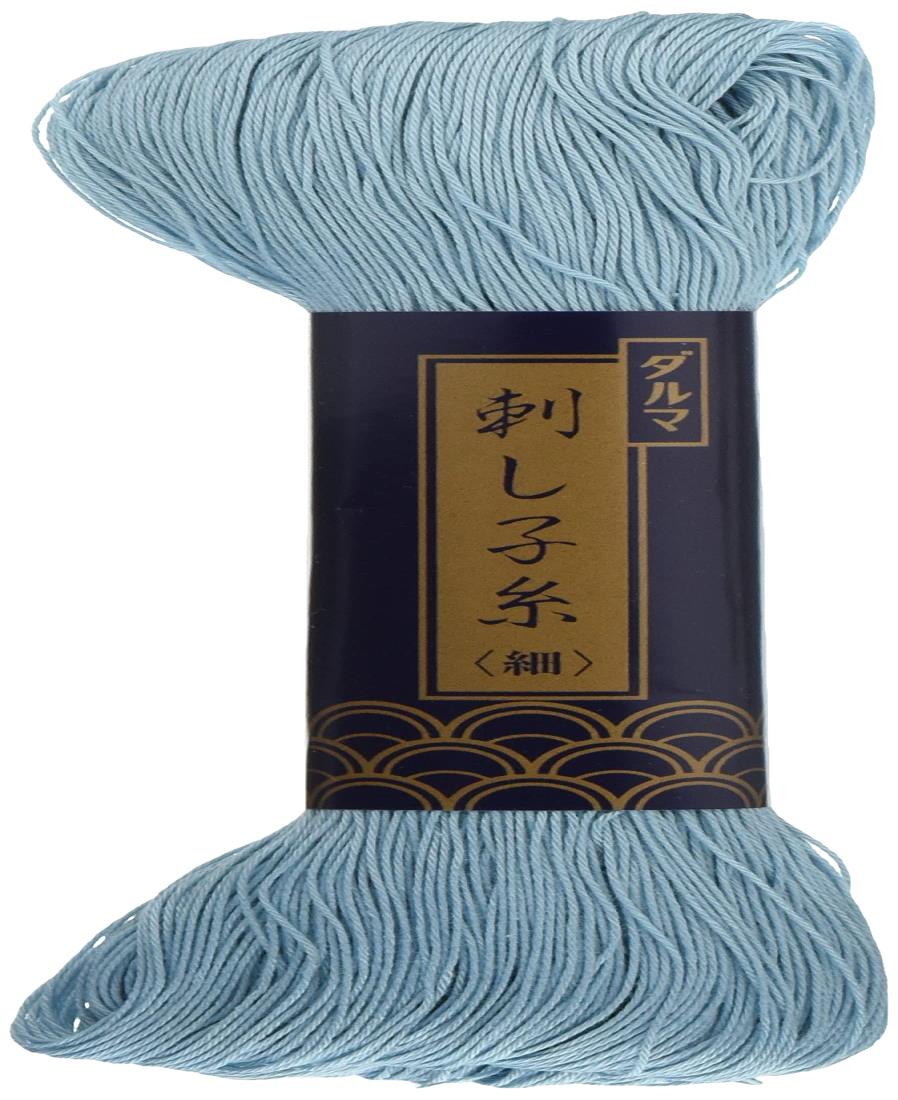 【楽天市場】ダルマ 刺し子糸 細 170m col.26 水色 01-2110：CheeringCharm 楽天市場店