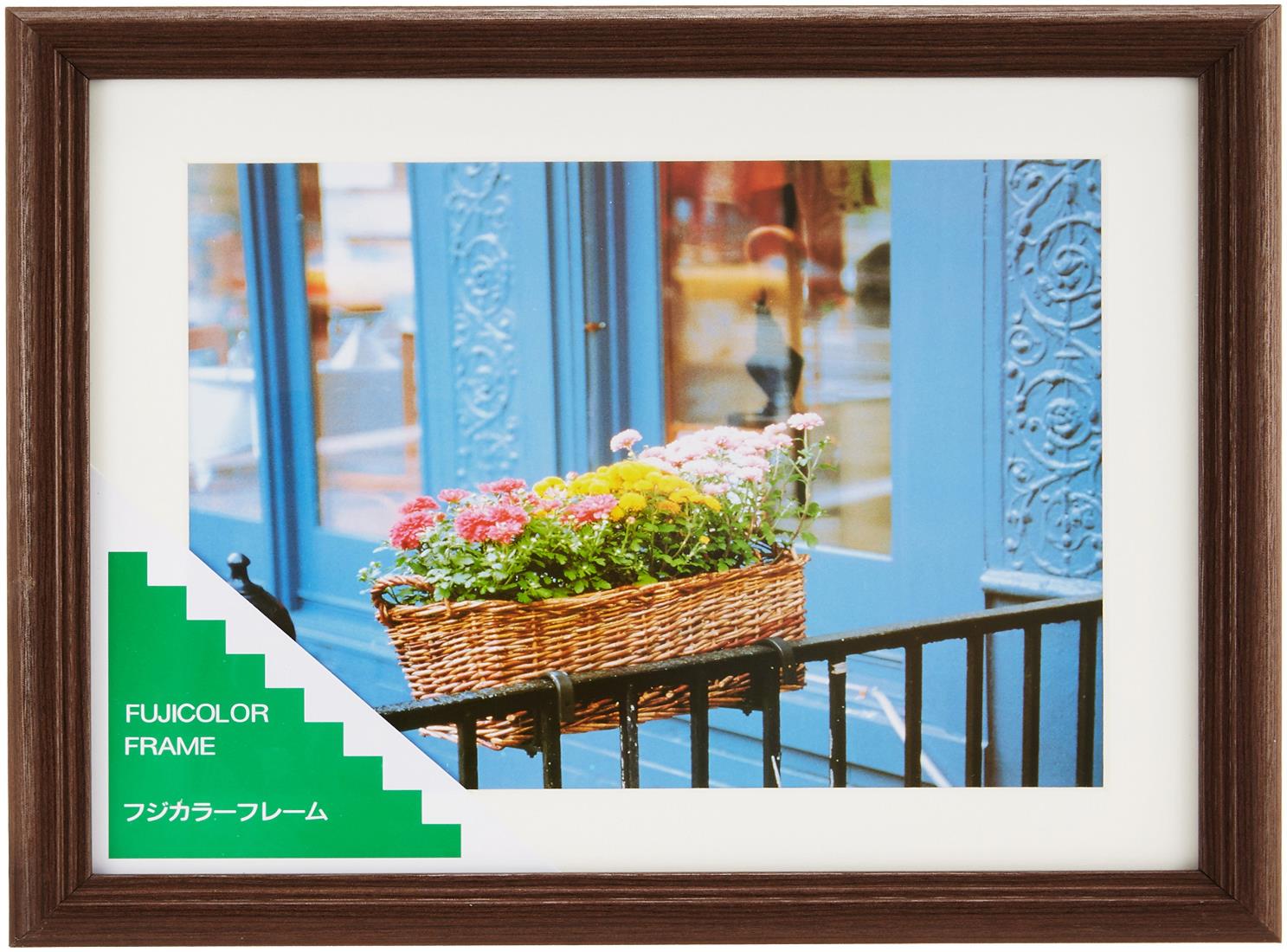 【楽天市場】FUJICOLOR 額縁 YM-3 BR 6切 木製 ブラウン 63353：CheeringCharm 楽天市場店