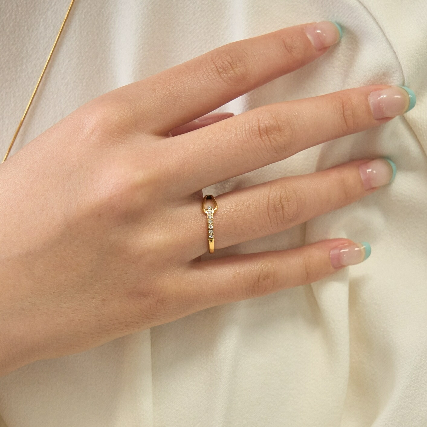 【楽天市場】【 累計3万個出荷 】 リング つけっぱなし ジルコニア ステンレス s925 k18 コーテイングレディース シンプル ゴールド シルバー ブランド 大人 華奢 誕生日 結婚式 ...