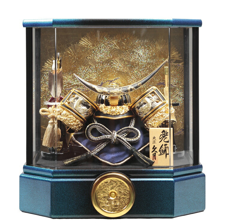 【楽天市場】五月人形 久月 伊達5号兜 アクリルケース 取付ケース入 端午の節句 D-87 p27：高田屋人形店