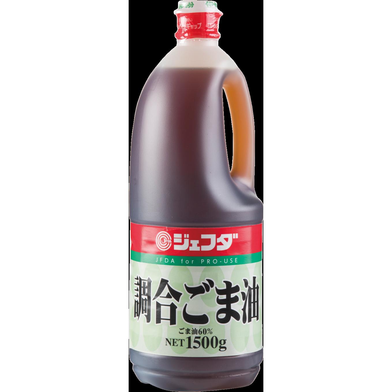 【楽天市場】《常温》 日清オイリオ ジェフダ 調合 ごま油 1500G 学校給食 業務用：学校給食の問屋 美濃忠