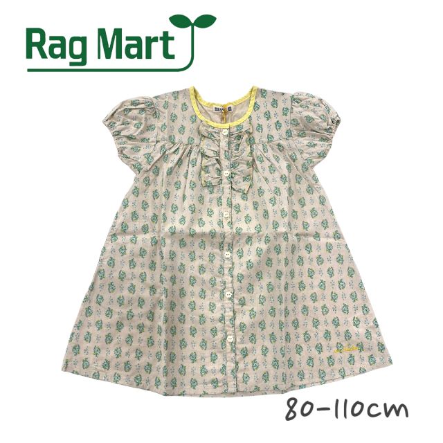 【楽天市場】【アウトレット】RAGMART フリルブラウスワンピース No.2742011 (子供服 女の子 キッズ かわいい 小花柄 ラグ ...