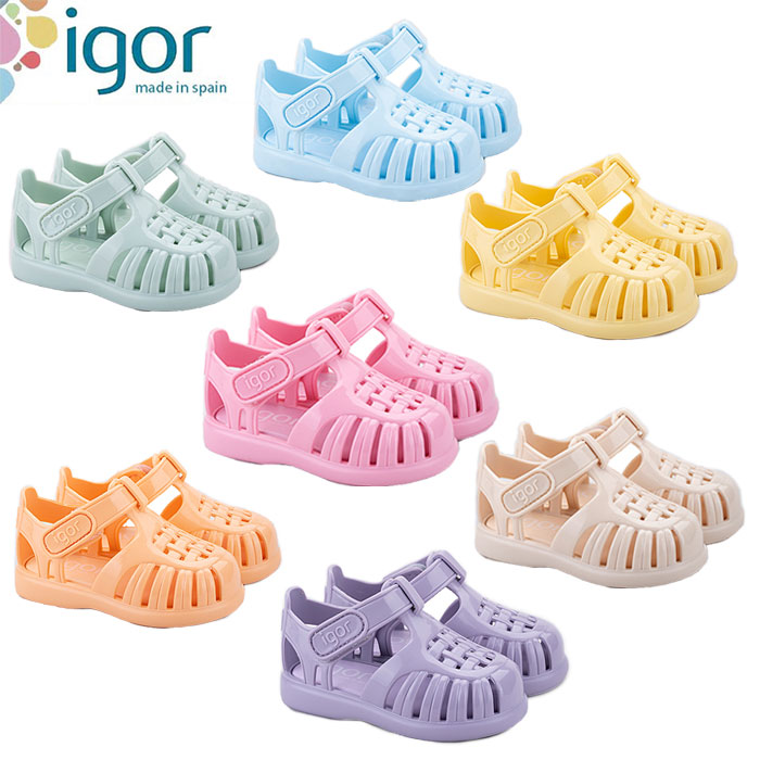 【楽天市場】（25ss）igor（イゴール）TOBBY GLOSS トビーグロス ベビーキッズ サンダル(12～17cm) 20/28【宅配便】【正規取扱店】：子供服かんさい楽天市場店