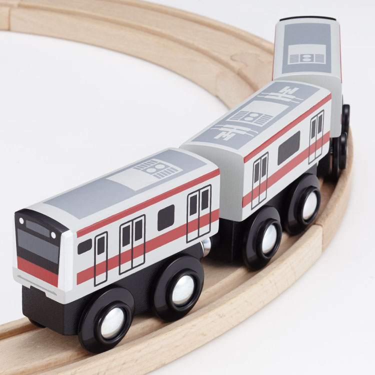 【楽天市場】moku TRAIN E233系京葉線電車 おもちゃ 知育玩具 鉄道 玩具 鉄道おもちゃ E233系 京葉線 E233系電車 木製 木製玩具 木のおもちゃ 木の電車 3両 ...