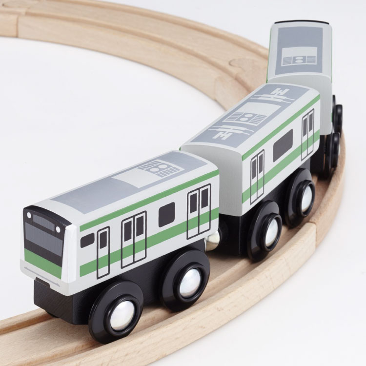 【楽天市場】【ポイント5倍】moku TRAIN E233系埼京線電車 おもちゃ 知育玩具 鉄道 玩具 鉄道おもちゃ E233系 埼京線 E233系電車 木製 木製玩具 木のおもちゃ 木の電車 ...