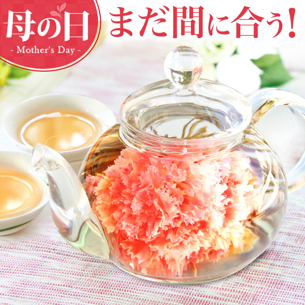 楽天市場】母の日 ギフトカーネーション 花咲くお茶 お菓子 楽天市場】母の日 ギフトカーネーション 花咲くお茶 お菓子