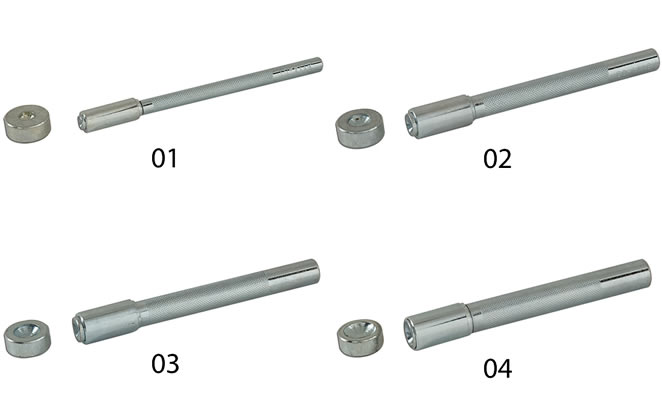 【楽天市場】【USA直輸入】tandy LEATHER製 レザークラフト材料 革 道具 スポッツ打ち具セット 1セット入り Hand Spot ...