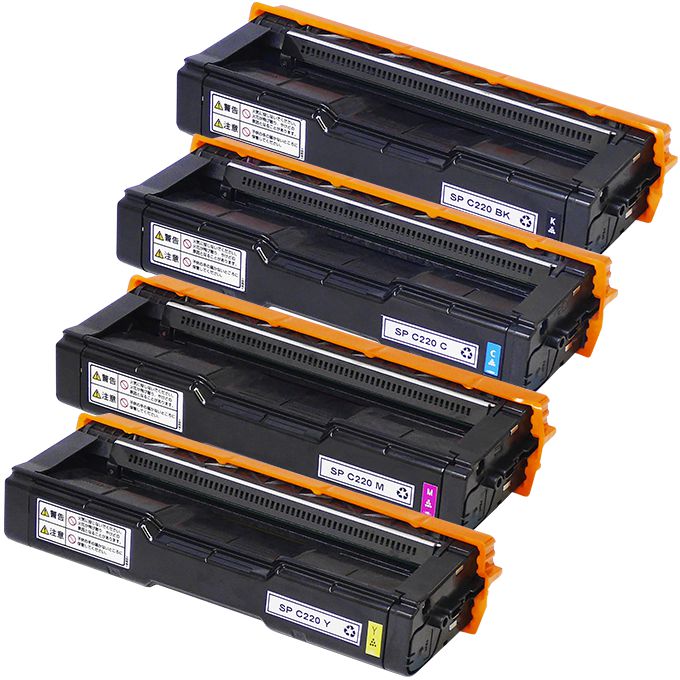 【楽天市場】IPSiO SP C220 リコー（ RICOH ）用 4色セット【再生トナーカートリッジ】対応機種：IPSiO SP C220 / IPSiO SP C221SF / IPSiO ...