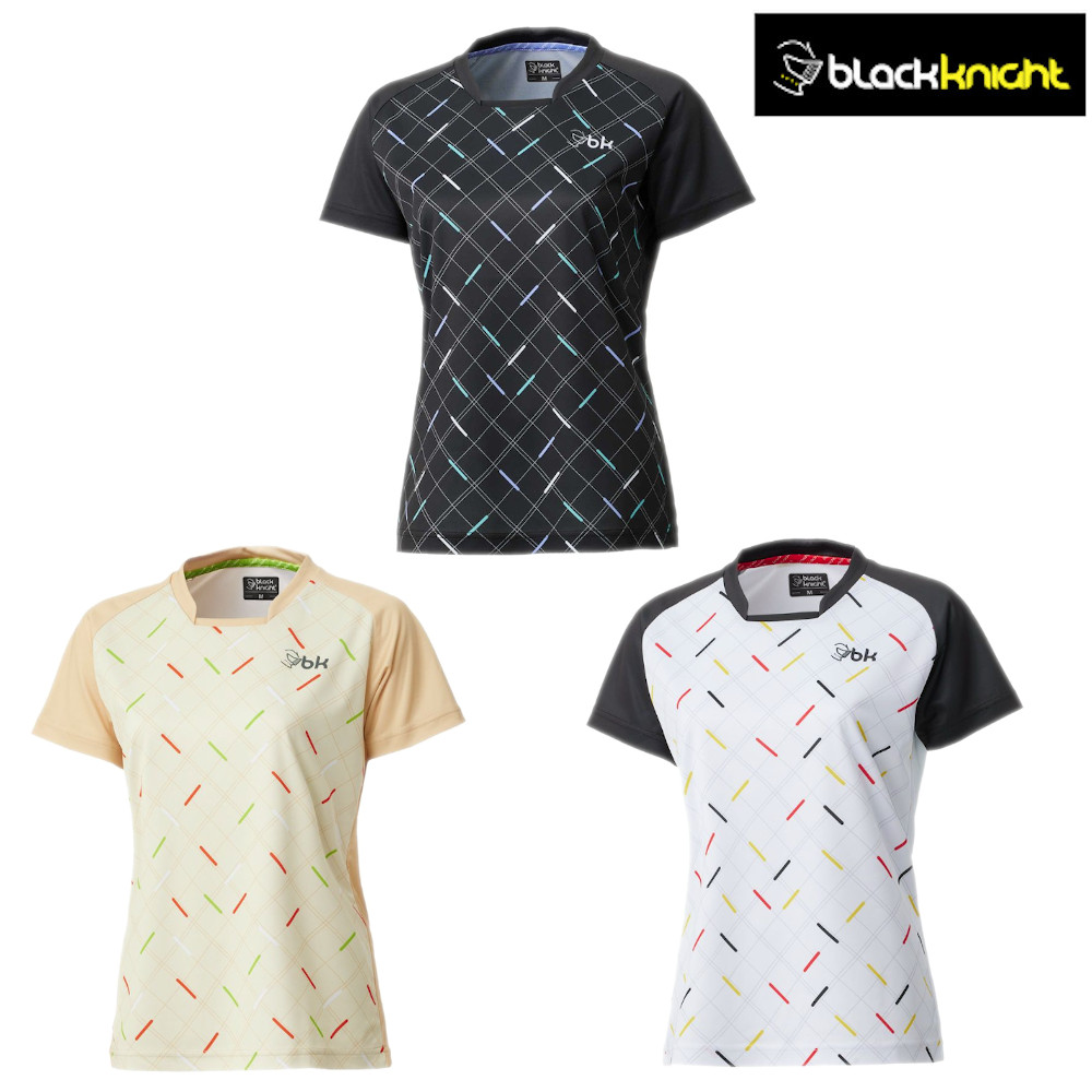 【楽天市場】ブラックナイト ゲームウェア T-4532L レディース バドミントン 2024SS ゆうパケット(メール便)対応：チトセスポーツ ...