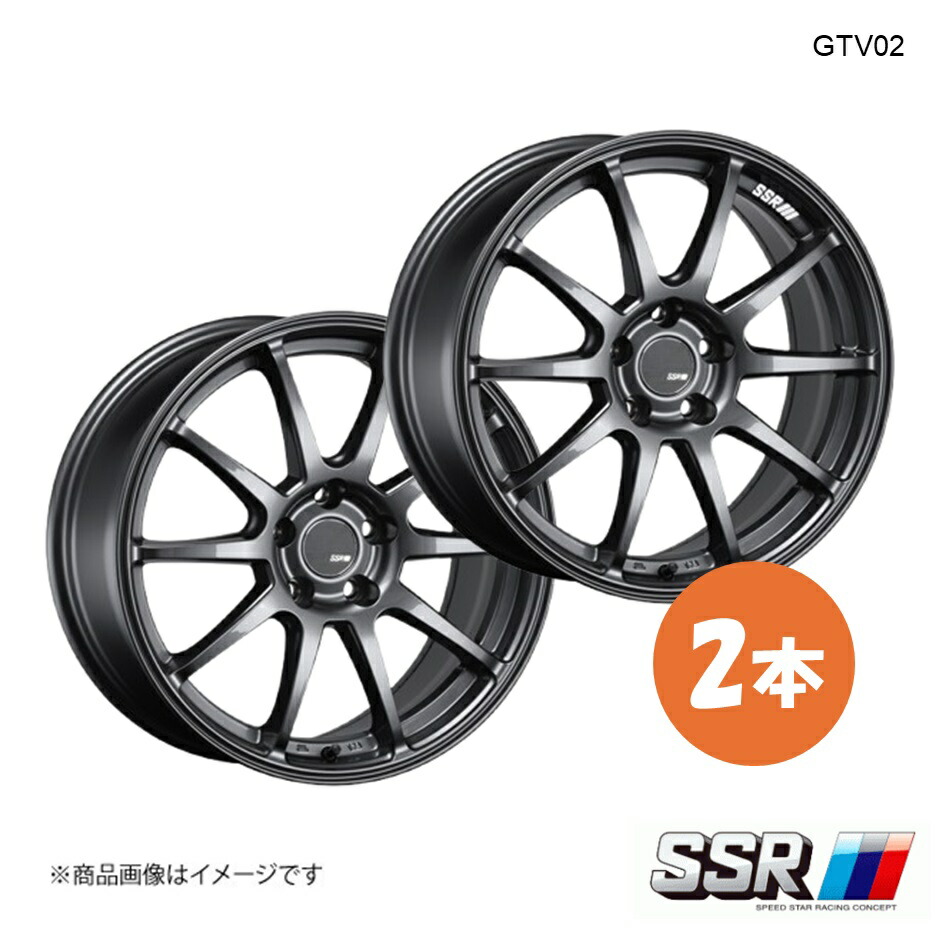 【楽天市場】SSR エスエスアール GTV02 ホイール 2本 デミオ DJ5FS XD ツーリング/Lパッケージ【17×7.0J 4-100 INSET42 グラファイトガンメタ】：千歳交易 ...