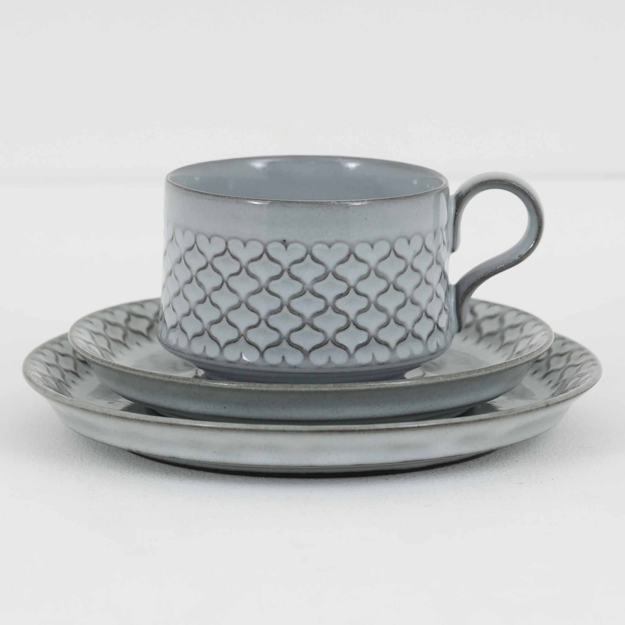 【楽天市場】Bing & Grondahl イェンス・H・クイストゴー Cordial コーディアル カップ&ソーサー&プレート トリオセット グレー 北欧雑貨 デンマーク 食器 コーヒー ...