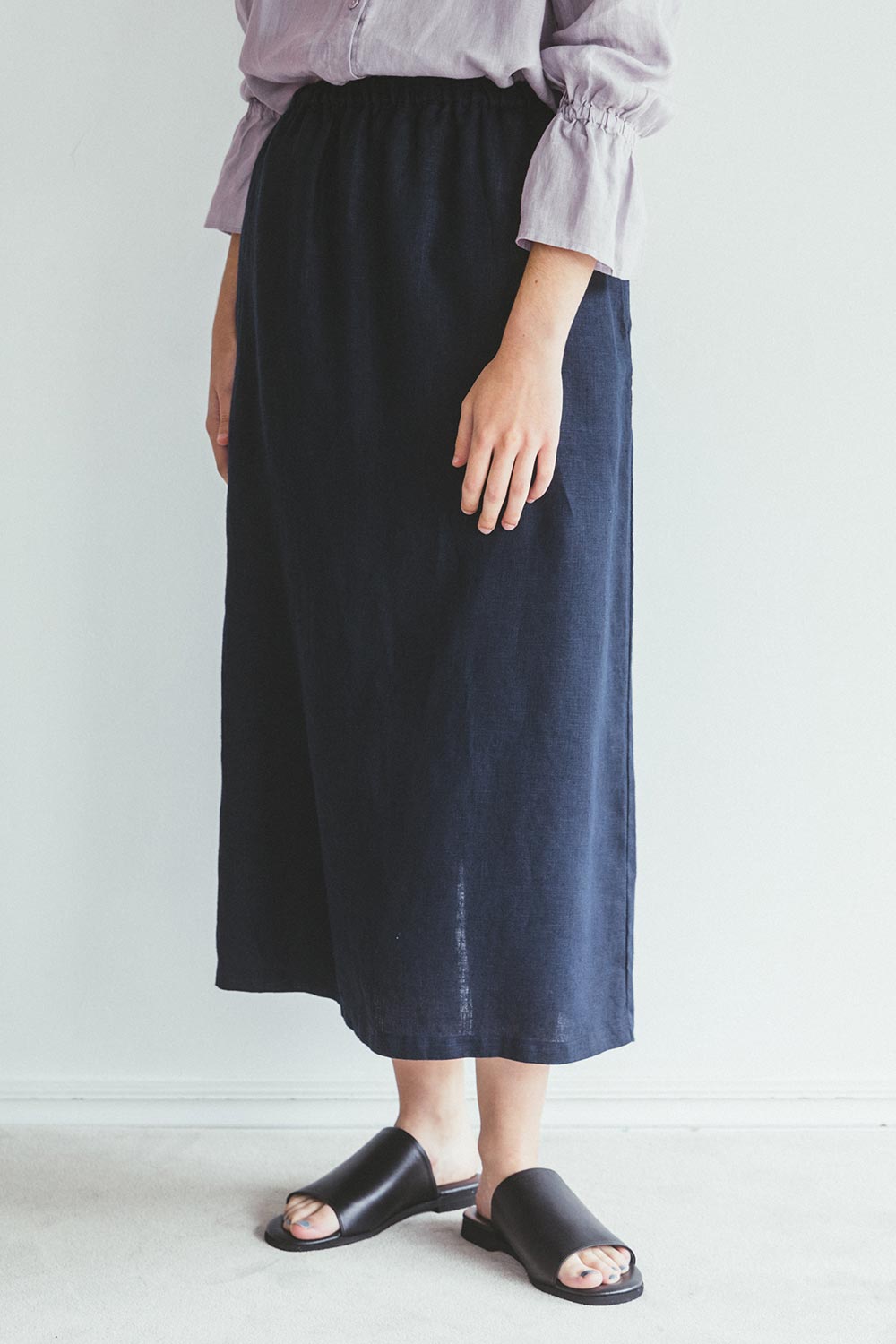 【楽天市場】fog linen work LW25SP17-93 オリアーナ スカート *ネイビー*：Chou Chou ONLINE SHOP