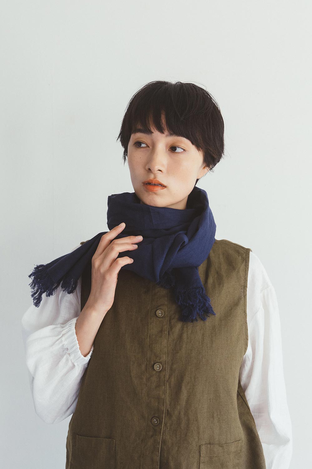 【楽天市場】fog linen work LWS230-91 ロセリエ スカーフ *ブルーインディゴ*：Chou Chou ONLINE SHOP