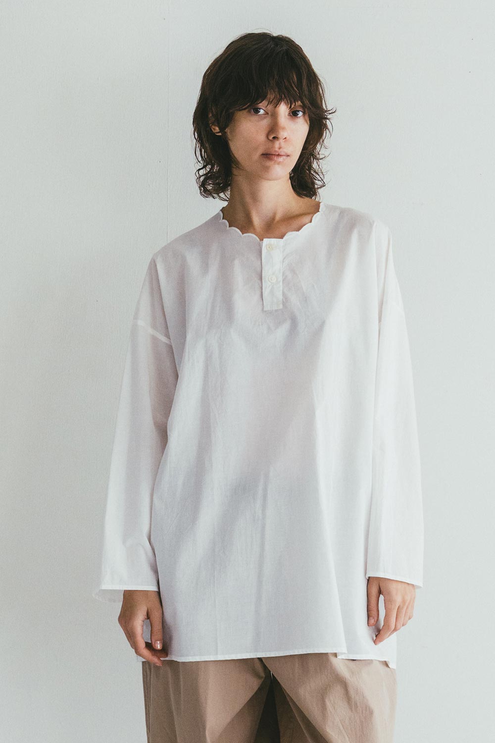 【楽天市場】fog linen work FJW422-VCWH コットン ブネート シャツ *ホワイト*：Chou Chou ONLINE SHOP