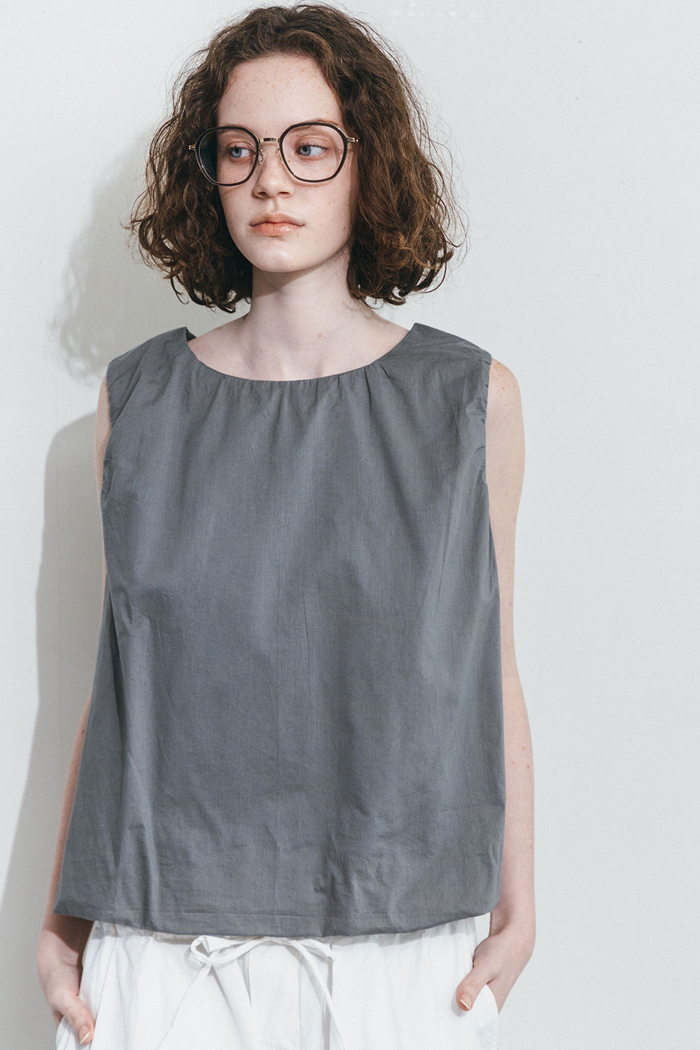 【楽天市場】fog linen work FJW424-VCGY コットン グラニア シャツ *グレー*：Chou Chou ONLINE SHOP