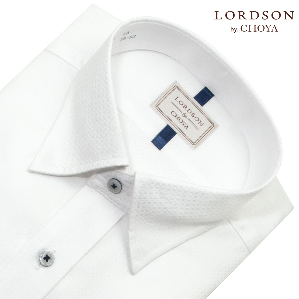 【楽天市場】LORDSON by CHOYA ロードソン 長袖 ワイシャツ メンズ 形態安定加工 ホワイト 白 ドビー スナップダウン 綿100％ 2509ft：CHOYA シャツ