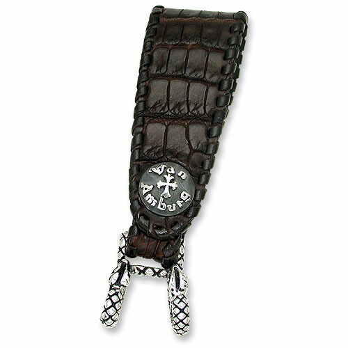【楽天市場】Van Amburg Leathers(ヴァンアンバーグレザーズ)：Key Fob/Alligator w/Double ...