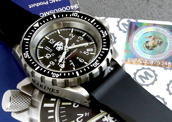 【楽天市場】時計 腕時計 ミリタリーウォッチ アメリカ軍 MARATHON GSAR Automatic USMC US Marine ...