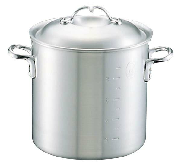 【楽天市場】【ポイント20倍】ニューキング アルミ 寸胴鍋(目盛付)48cm [中尾アルミ製作所] 寸胴鍋EBM vol.24[112-1]ガス専用鍋：厨房の達人