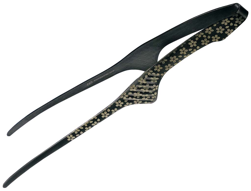 【楽天市場】【ポイント20倍】EBM 18-0 黒酸化発色 チョップスティックトング 桜 [江部松商事] トングEBM vol.24[579-11]トング：厨房の達人