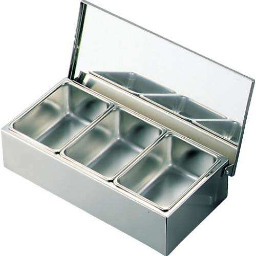 【楽天市場】【ポイント20倍】EBM 18-8 オープン式 ヤクミ入 3ケ入 [江部松商事] 薬味入れEBM vol.24[662-1]ストックポット・保存容器：厨房の達人