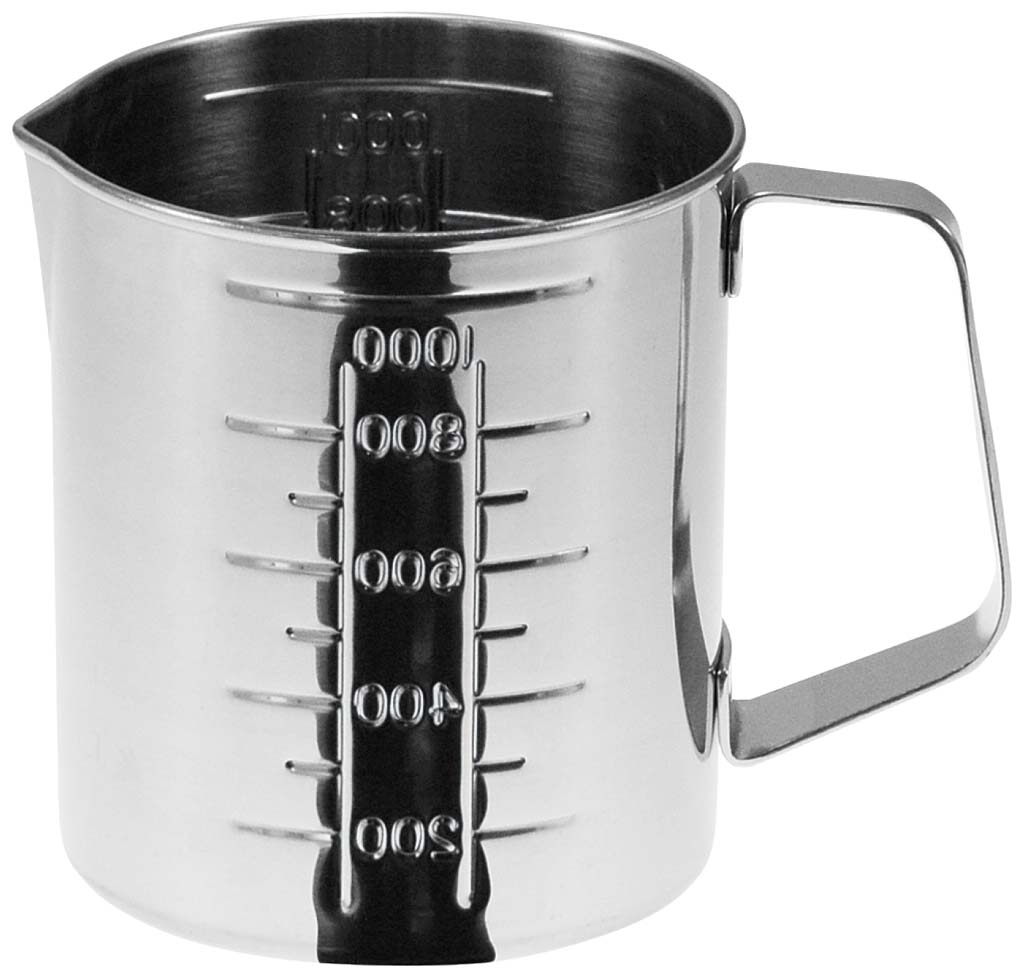 【楽天市場】【ポイント20倍】ミツワ 18-8 口付 計量水マス 100cc [一菱金属] 水マスEBM vol.24[457-7]水マス・計量スプーン：厨房の達人