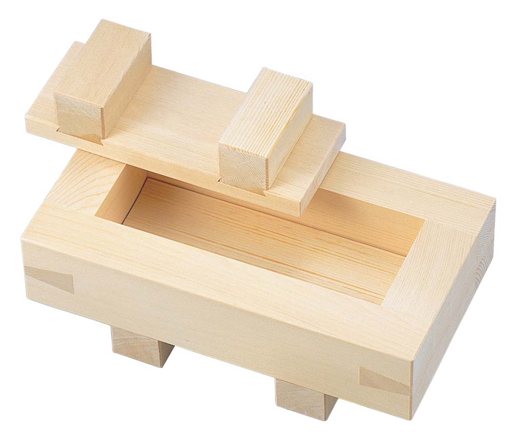 【楽天市場】【ポイント20倍】EBM ひのき 押し枠 さば寿司 [江部松商事] 押し枠EBM vol.24[609-3]おにぎり型・ライス型・押し寿司型：厨房の達人