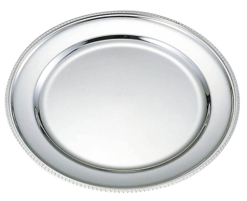 【楽天市場】【ポイント20倍】UK 18-8 菊渕 丸皿 16インチ [三宝産業] 皿EBM vol.24[1205-1]ビュッフェ・宴会：厨房の達人