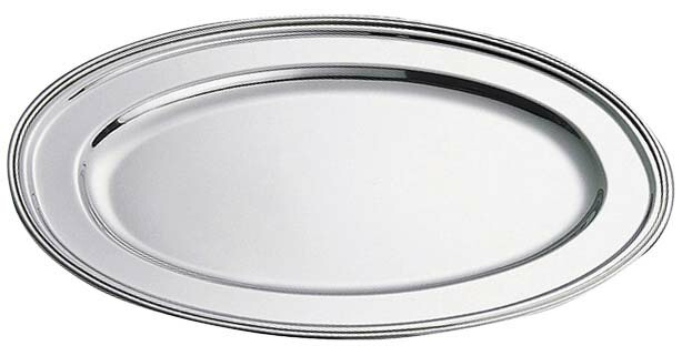 【楽天市場】【ポイント20倍】SW 18-8 B渕 小判皿(魚皿兼用)40インチ [和田助製作所] 皿EBM vol.24[1210-2]ビュッフェ・宴会：厨房の達人