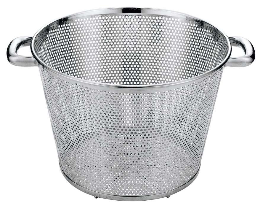 【楽天市場】【ポイント20倍】UK 18-8 パンチング深型揚げざる パイプハンドル 51cm [三宝産業] 揚げザルEBM vol.24[442-6]水切り・ザル：厨房の達人