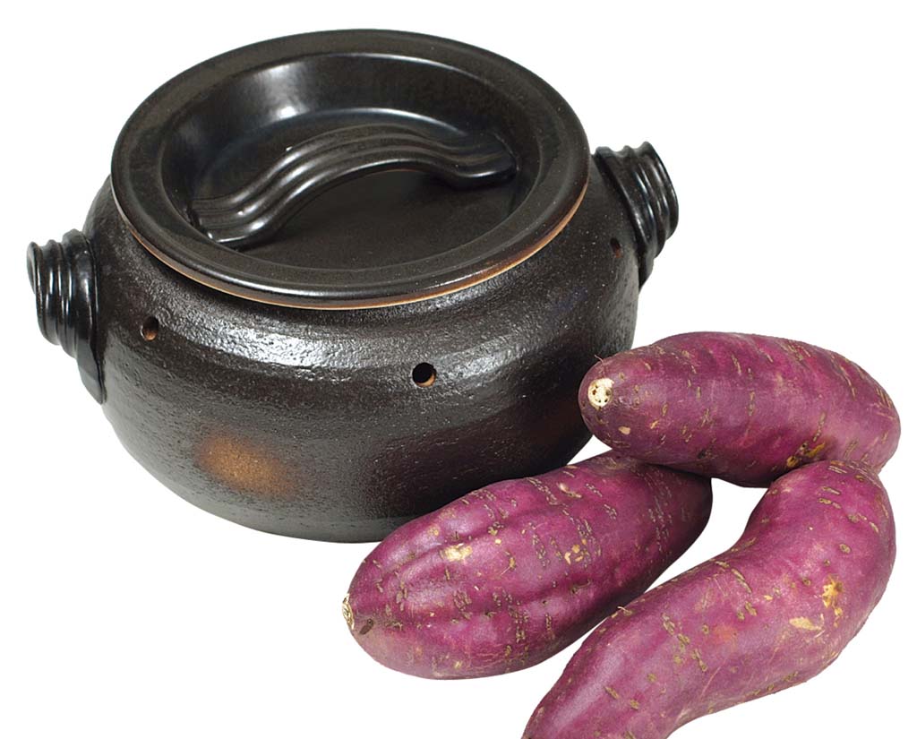 【楽天市場】【ポイント20倍】やきいも鍋 萬古焼 いも太郎 石付きやきいも鍋EBM vol.24[858-7]ピザ・パスタ：厨房の達人