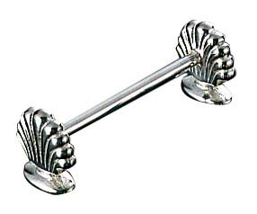 【楽天市場】【ポイント20倍】SW シェル型 ナイフレスト 真鍮製(銀メッキ付) [和田助製作所] ナイフレストEBM vol.24[1421-15]カトラリー・箸：厨房の達人