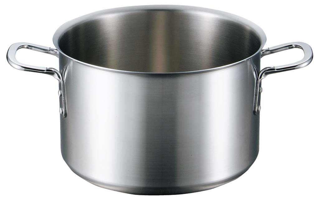 【楽天市場】【ポイント20倍】EBM ビストロ 三層クラッド 半寸胴鍋 30cm 蓋無 [江部松商事] 寸胴鍋EBM vol.24[83-2]IH・ガス兼用鍋：厨房の達人