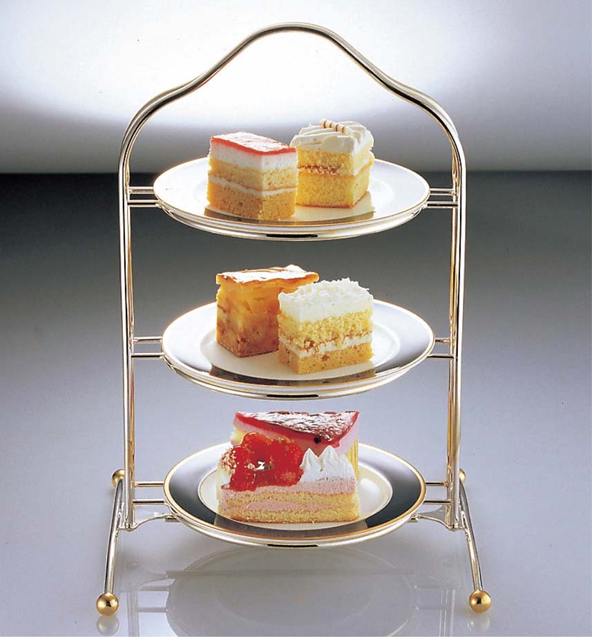 【楽天市場】【ポイント20倍】UK 18-8 アフタヌーンティースタンド 銀メッキ仕上 [三宝産業] スタンドEBM vol.24[1328-3]ブレンダー・ジューサー・かき氷：厨房の達人