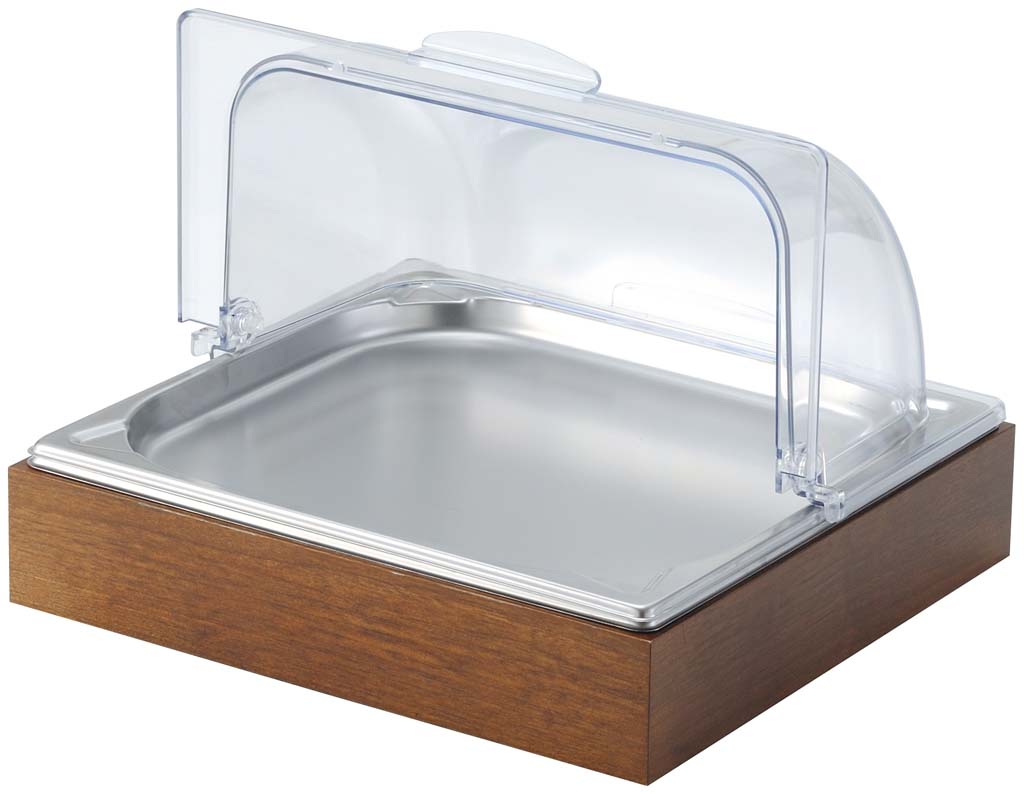 【楽天市場】【ポイント20倍】EBM 木枠アイスディスプレイセット 2/3 エボニー塗装 [江部松商事] ディスプレイケースEBM vol.24[1145-4]ビュッフェ関連：厨房の達人