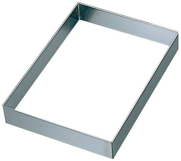 【楽天市場】【ポイント20倍】EBM 18-8 角 セルクル 6枚取天板用1/2 40H [江部松商事] セルクルEBM vol.24[928-6]製菓・ベーカリー用品：厨房の達人