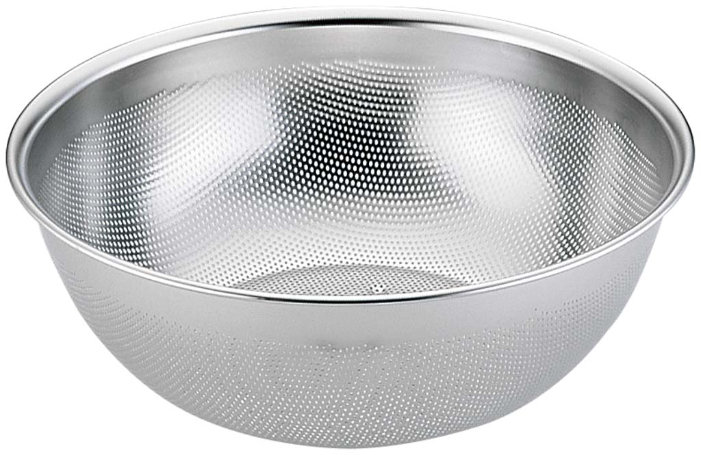 【楽天市場】【ポイント20倍】UK 18-8 HACCP 深型パンチボール 24cm [三宝産業] ボウルEBM vol.24[440-8]水切り・ザル：厨房の達人